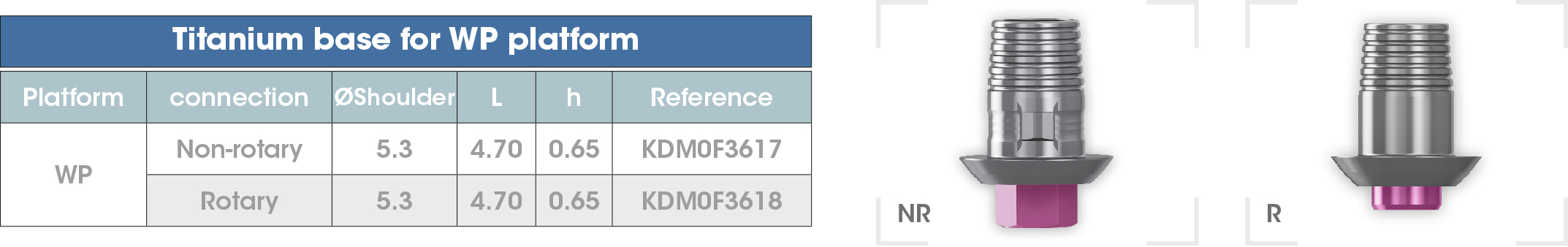 Titanium Base - GMI Dental Implantology
